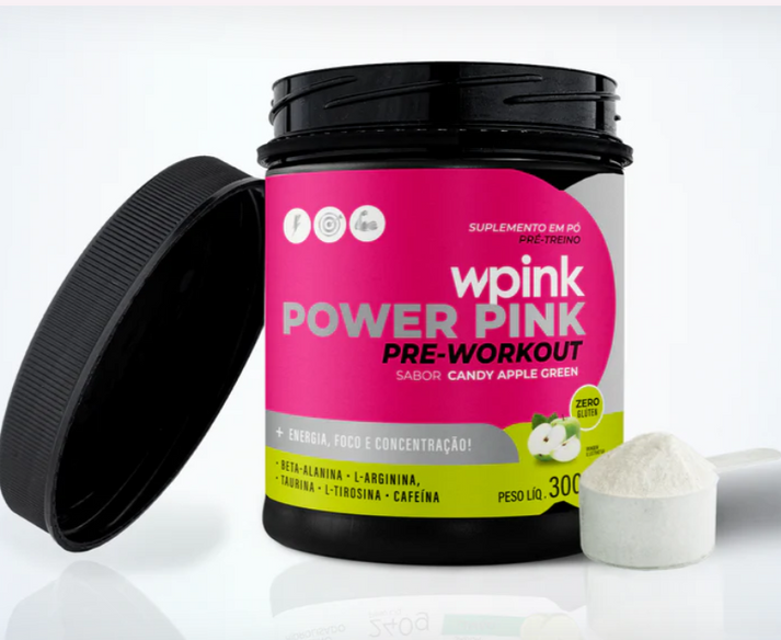 Pre Treino SUPER POWER PINK 300g – Wp Imports